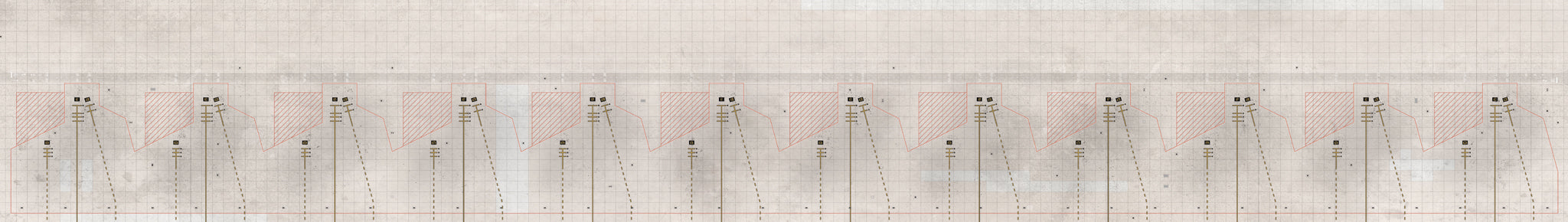 1 Terminal International Shelf 106 x 15 – Layover Layouts