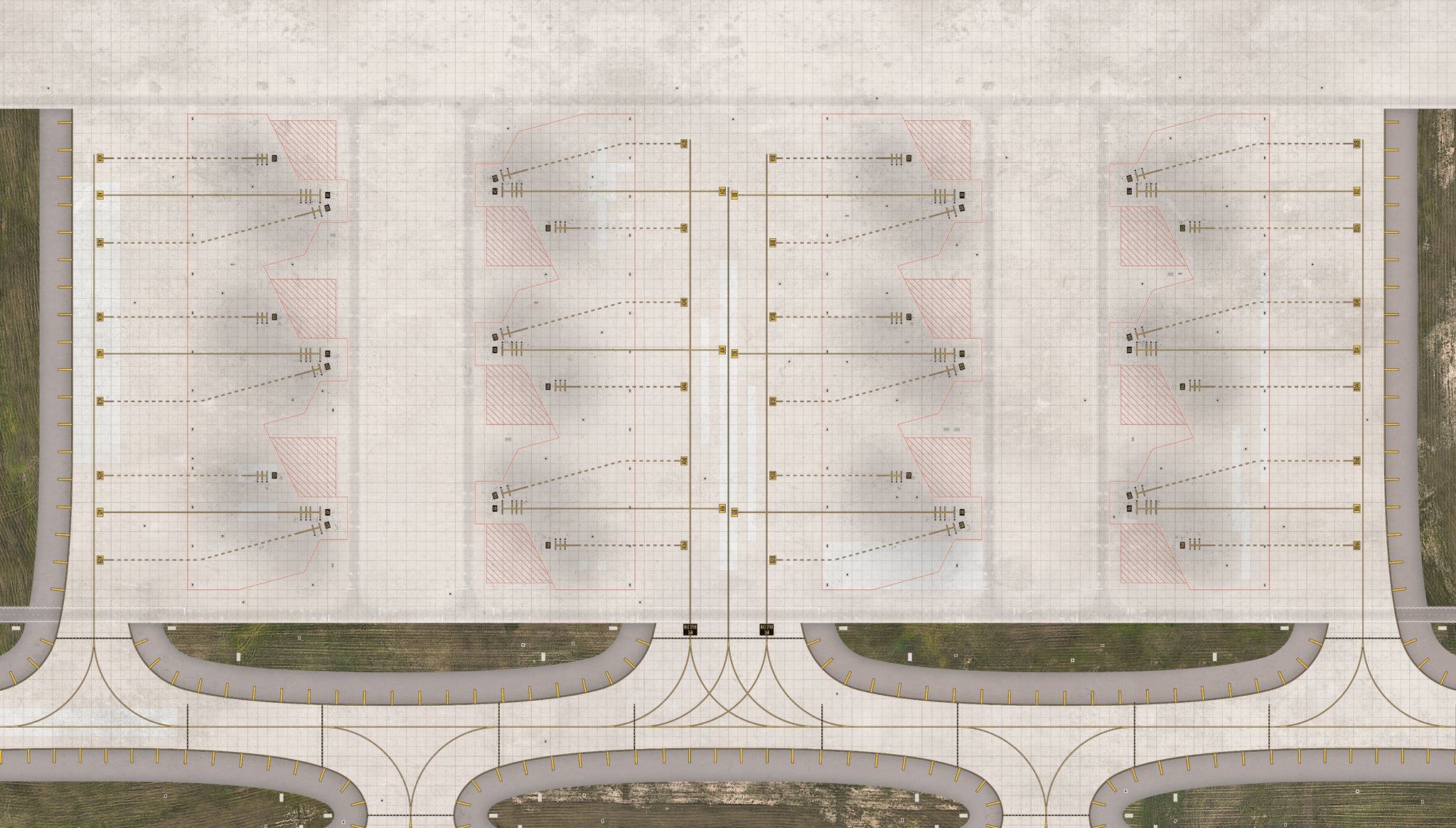 2 Terminal International 80 x 45.5 – Layover Layouts