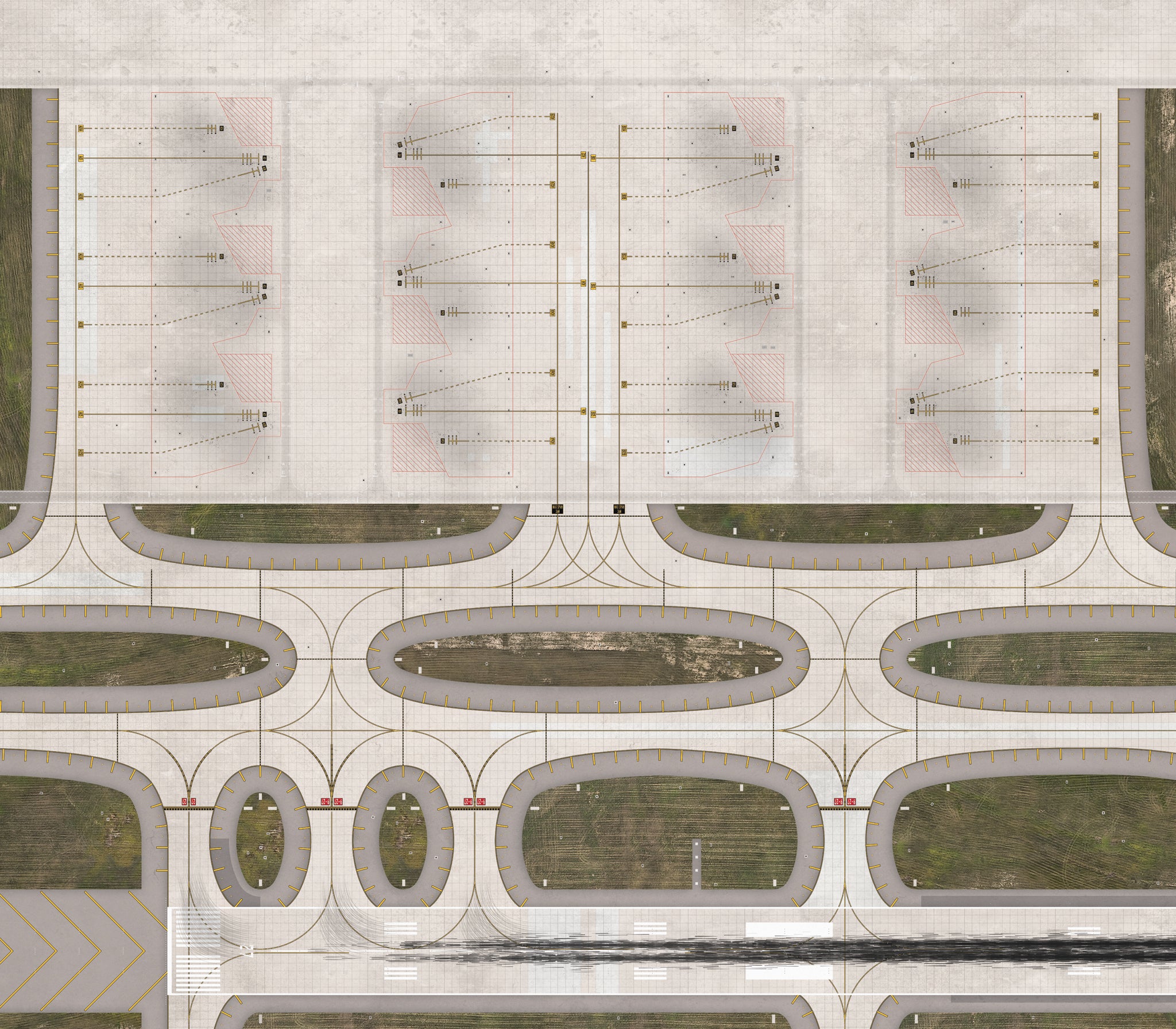 2 Terminal International 80 x 70 – Layover Layouts